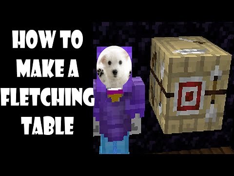 How to make a fletching table in minecraft