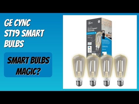 REVIEW (2025): GE CYNC ST19 Smart Bulbs. Features