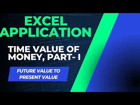 Excel Applications in Time Value of Money | Present Value Explained #financialmanagement #pcc