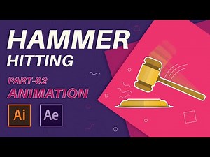 Hammer hitting_Part 2 | Designing & Animation | Illustrator & After effects