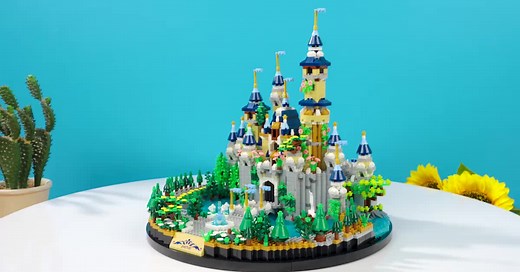 Get the perfect gift with Temu's castle building block set!🎁🏰#shoptemu #temu #temufinds #temuhaul #toy #blocks #buildingblocks #fyp