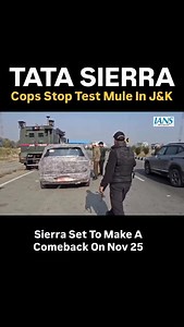 When the Tata Sierra test mule catches the eye of the J&K Police! 🚔👀 Even the cops couldn’t resist getting a closer look at this camouflaged SUV. 🤫👀 Reaction of cops to a test mule has never looked this intriguing! 🔥 #TataMotors #TataSierra #IndianCars #JammuAndKashmir #CarBlogIndia Via IANS Kindly DM for removal | Car Blog India