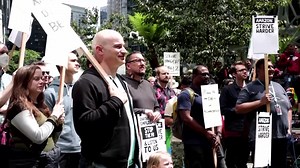 1.2K views · 59 reactions | More than 100 Amazon employees gathered outside the company's Seattle headquarters to protest the company’s climate policy, as well as mass layoffs and a return-to-work mandate https://reut.rs/3qoS554 | Reuters | Facebook