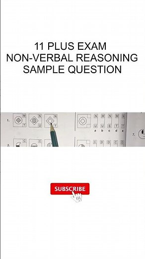 11 Plus Non-Verbal Reasoning Sample Questions | 11 Plus NVR Practice Questions