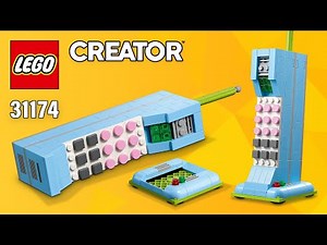 LEGO 1980s Phone on a Charging Base (31174) from Creator Retro Telephone | Building Instructions