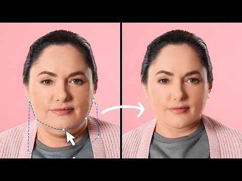 This is the BEST way to REMOVE A DOUBLE CHIN In Photoshop