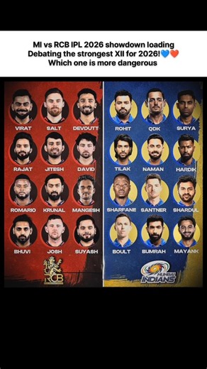 Debating the strongest between RCB vs MI 💥👀