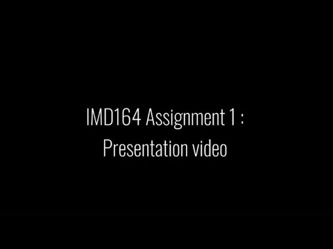 IMD164 Presentation video - YouTube