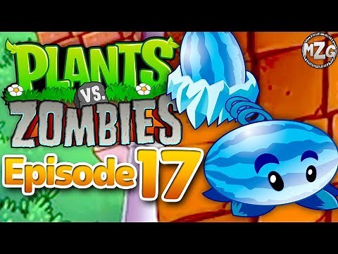 Plants vs. Zombies Gameplay Walkthrough - Episode 17 - Winter Melon! Survival Roof!