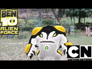 Ben10 REAL LIFE Cannonbolt Transformation! Alien Force
