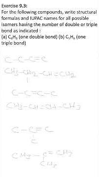 Isomer structures and its IUPAC Name