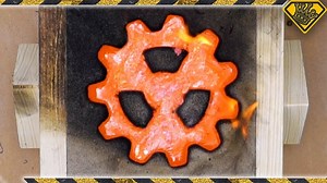 Radioactive Copper Gear? Metal Foundry Test With Spinners And Melting Copper