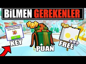 Bilmen Gereken Her Şey (Puan, Santa Key, Gift, Free Huge)| Roblox Pet Simulator 99