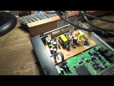 Converter box power supply fixed with used capacitor
