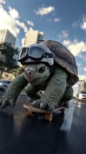 This Turtle Skates Faster Than You Think!
