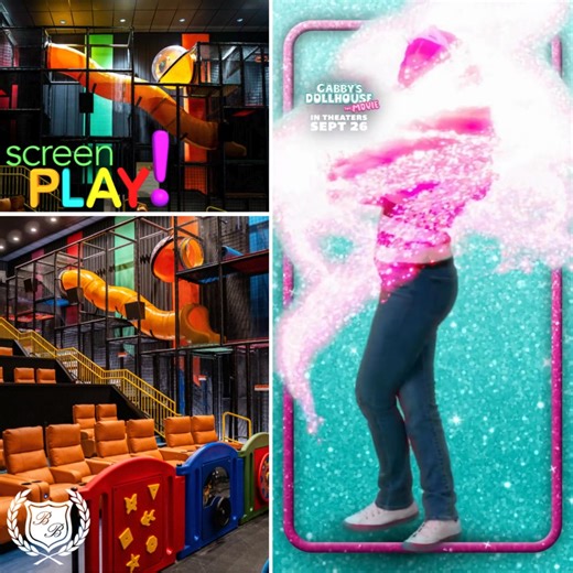 😻🍿Your next cat-venture awaits! Experience Gabby's Dollhouse: The Movie in ScreenPLAY! at B&B Theatres starting September 26! Get tickets right MEOW! 👉 Link in comments. B&B's ScreenPLAY! auditorium features an INDOOR PLAY AREA! Arrive 30 minutes prior to your scheduled showtime for pre-show PLAYTIME! #BBTheatres #ScreenPLAY #GabbysDollhouse *Available at select locations | B&B Wylie 12