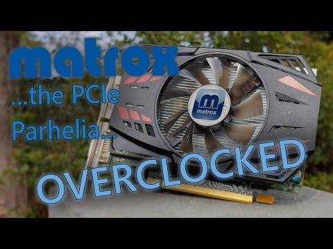 Matrox's PCIe Parhelia - Can the Matrox Parhelia APVe Game? Overview, Benchmarking, & #Overclocking
