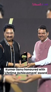 Legendary singer Kumar Sanu honoured with 'Lifetime Achievement' award | Zee Real Heroes Awards 2024 Singer Kumar Sanu Sushant Surendra Mohan Karan Abhishek Singh Devendra Fadnavis #ZeeRealHeroes #Singer #KumarSanu #Maharashtra #ChiefMinister #DevendraFadnavis #ZeeRealHeroesAwards | BollywoodLife.Com | Facebook