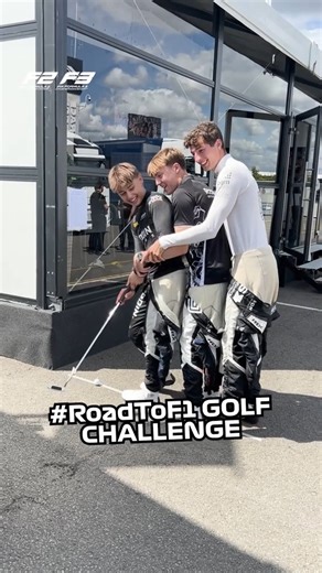 14K views · 131 reactions | Most drivers play some Golf in their spare time, but who would come out on top in our own version of the Ryder Cup?  We put the RoadToF1 paddock to the test at Silverstone ️‍♂️ | FIA Formula 2 | Facebook