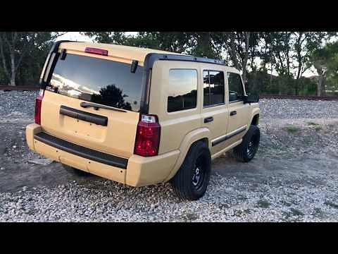 jeep commander custom u-pol raptor liner paint job (bed liner)