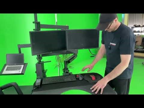 FAQ - How do the keyboard and mouse stay on the tray?