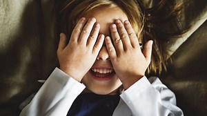 Play Peekaboo to teach Object Permanence