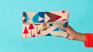 Sew a Pendleton Clutch by Fancy Tiger