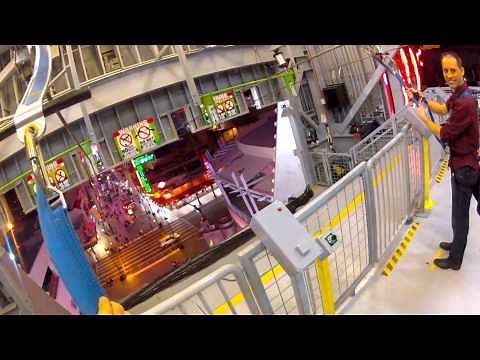 SlotZilla Zip Line Fremont Street Experience Las Vegas GoPro