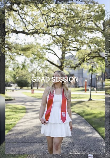 Golden Hour Graduation Photography at University of Houston
