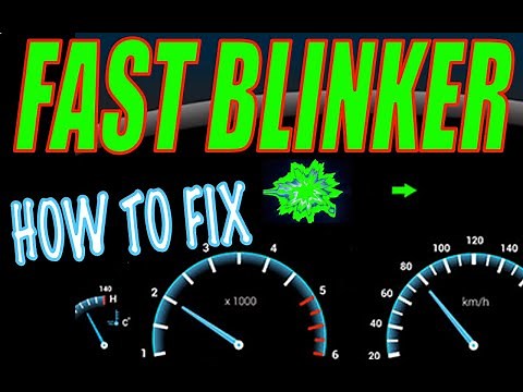 WHY IS MY TURN SIGNAL BLINKING FAST??? How to fix a fast flashing turn signal quick and easy DIY