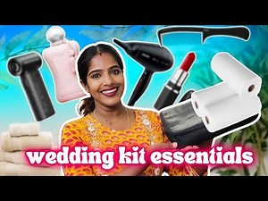 My Bridal Survival Kit-WHAT I PACKED IN MY WEDDING ESSENTIALS BAG😉💼?