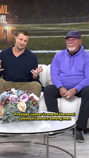 Rob Gronkowski and his former Tampa Bay Buccaneers coach Bruce Arians talk about their new Novartis Super Bowl commercial aiming to raise awareness about the importance of prostate cancer screenings. Arians had surgery for prostate cancer in 2007. They are both paid spokespeople for Novartis. | Today Show