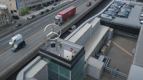 Brentford Mercedes Sign Scaffold Setup at M4 Site