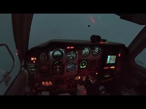 First Instrument approach in IMC at night, to minimums!