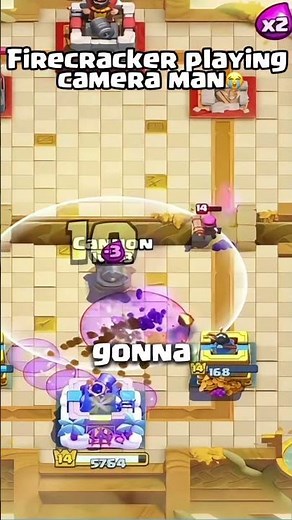 Firecracker playing camera man😭