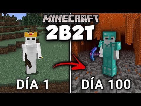 SOBREVIVÍ 100 DÍAS EN 2B2T | SSAMU