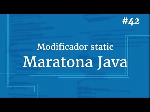 Curso Java Completo - Aula 42: Modificador static