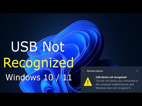 Fix USB Device Not Recognized | 5 Proven Methods [2025]