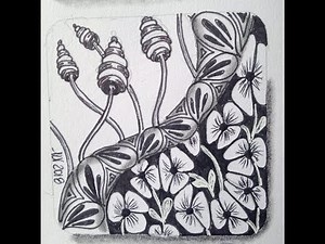 Easy Zentangle - Meditative Art - A-Dalfa