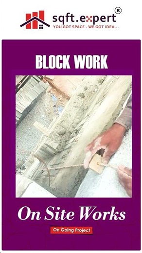 Block Work in Construction | Concrete Block Masonry Step by Step | sqft.expert