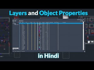 Layers and Object Properties in AutoCAD | What is Function of Layers