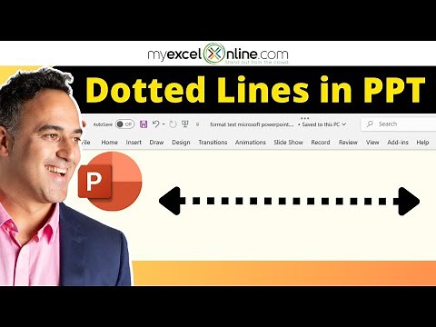 How to Create a Dotted Line in Microsoft PowerPoint