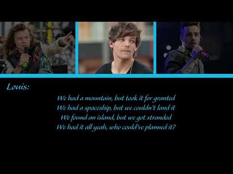 One Direction - Long Way Down Color Coded Lyrics