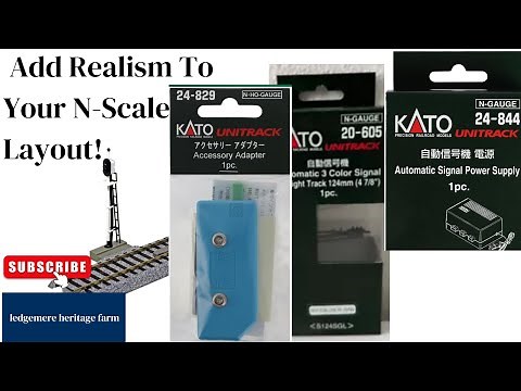 How to Install N Scale Signals (Kato 20-605)