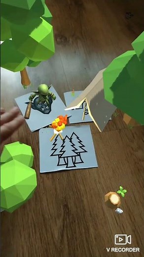 Augmented reality Unity+Vuforia project_1 (Markers)