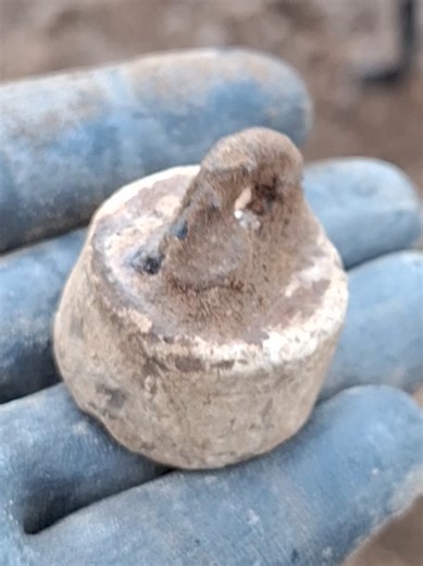 My second steel weight and two in one week, dont think this one is Roman though #metaldetecting #History #fyp #Scotland #treasure