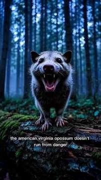 Why Virginia Opossums Play Dead | America’s Only Marsupial Explained #wildlife #animals
