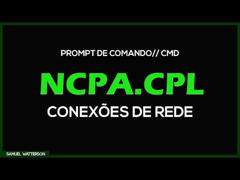 NCPA.CPL - CONEXÕES DE REDE | CMD