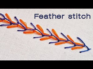 Feather Stitch Embroidery Tutorial | Easy Hand Embroidery for Beginners
