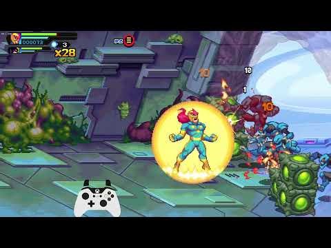 Marvel Cosmic Invasion gameplay